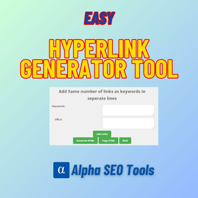 Free Hyperlink Generator Tool for Guest Posts - Alpha SEO Tools